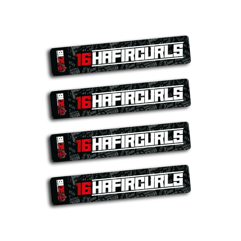 SGIB Custom Name Tag Sticker – Waterproof UV-Resistant Decal Sticker (4 ...