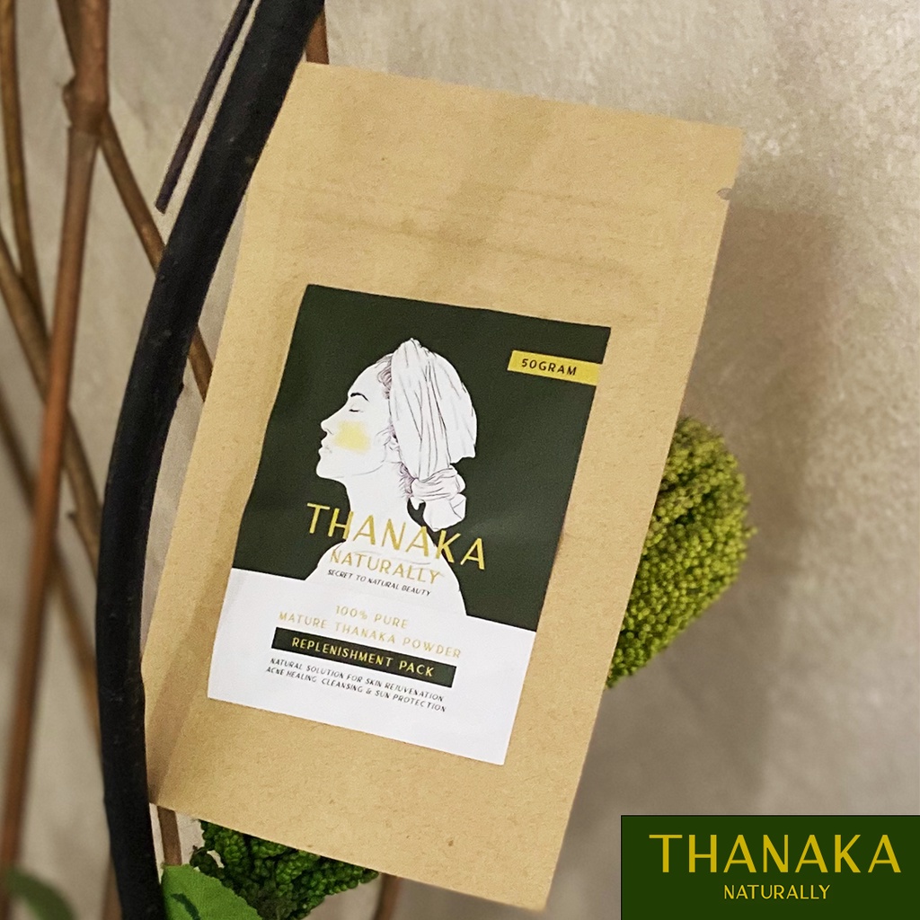 100% Pure Mature Thanaka Powder Replenishment Pack (50g) | Shopee Singapore