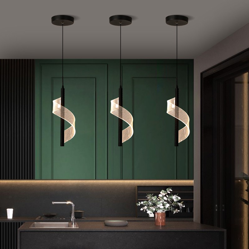 CIMI Modern Drop Pendant Light Nordic Bedside Chandelier Minimalist ...