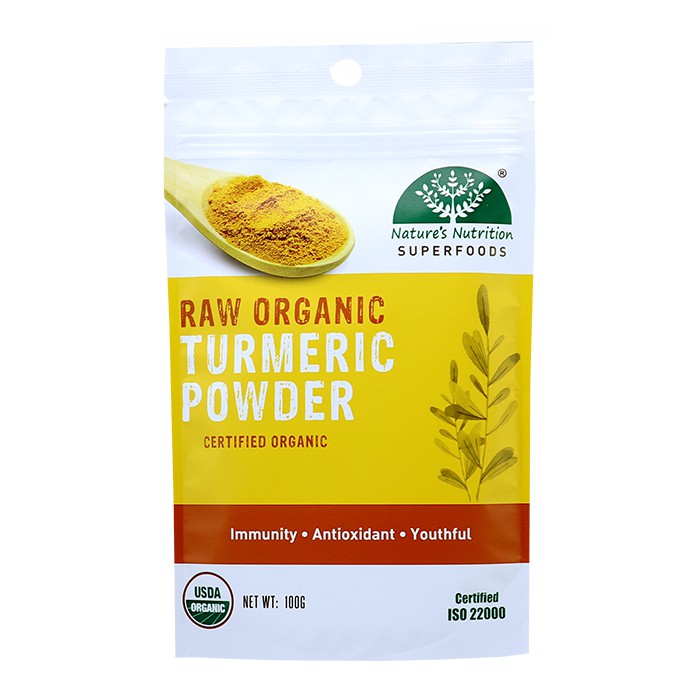 Nature'S Nutrition Organic Raw Turmeric Powder 100G | Shopee Singapore