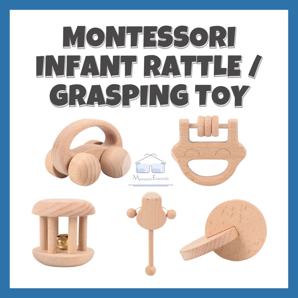 Montessori Infant Rattle / Grasping Toys (Finger Grasping Toy, Motor ...