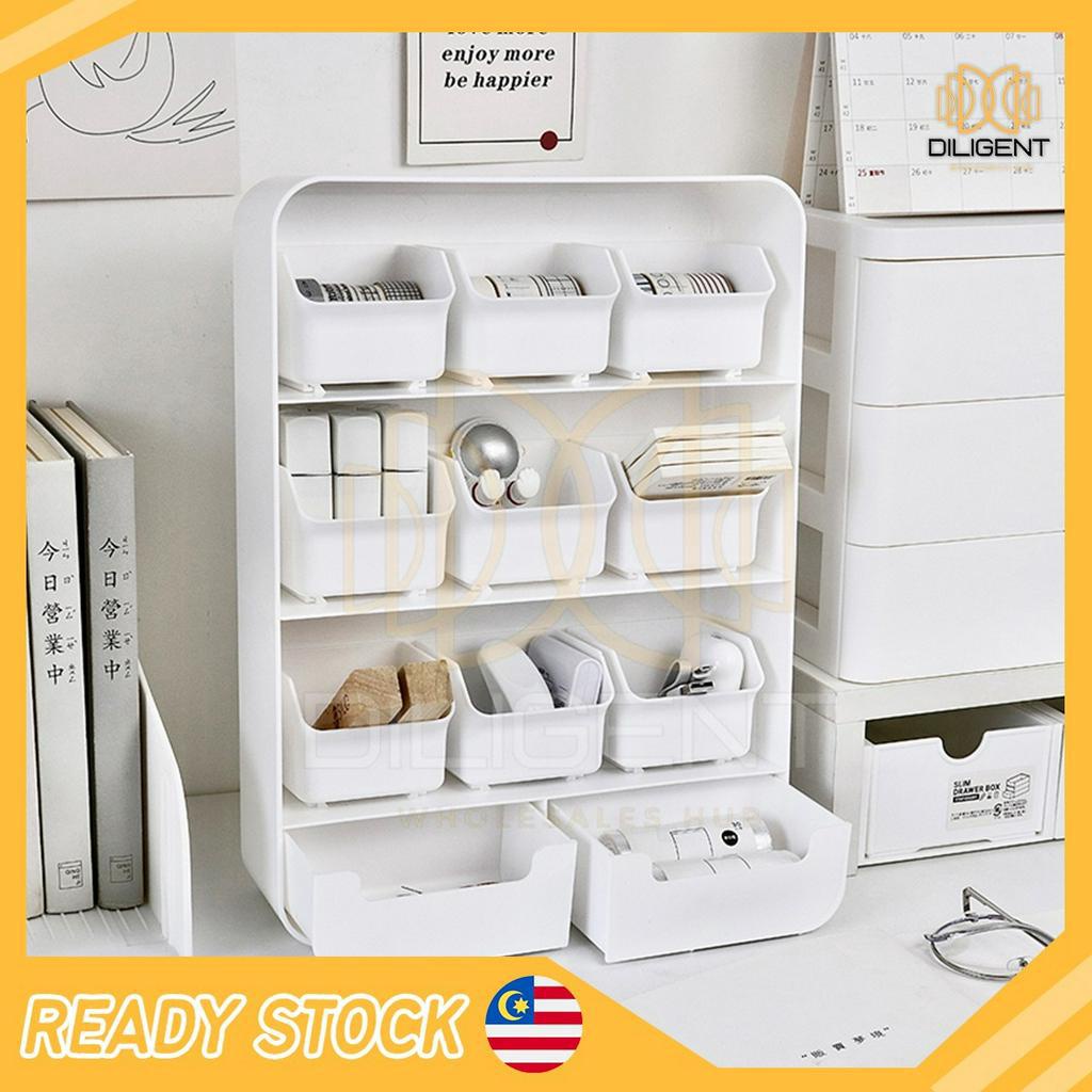 Multi Layers Storage Rack Multi Drawers Desktop Organizer ...