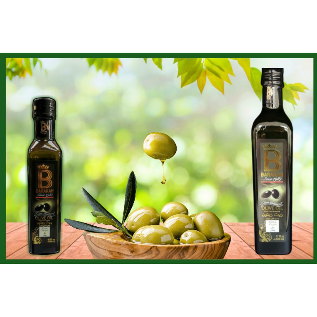 Minyak Zaitun SMS Barakah Extra Virgin Olive Oil (250ml/500ml) | Shopee ...