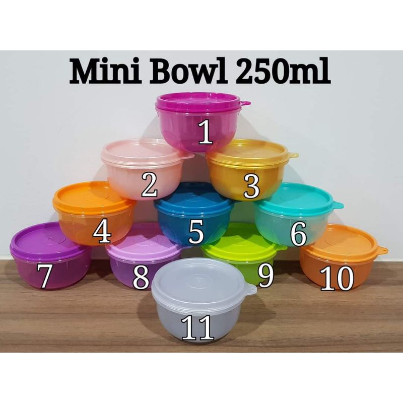 Tupperware Mini Bowl 250ml | Shopee Singapore