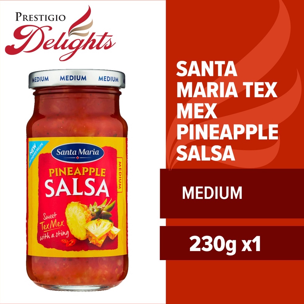Santa Maria Tex Mex Pineapple Salsa Medium 230g | Shopee Singapore