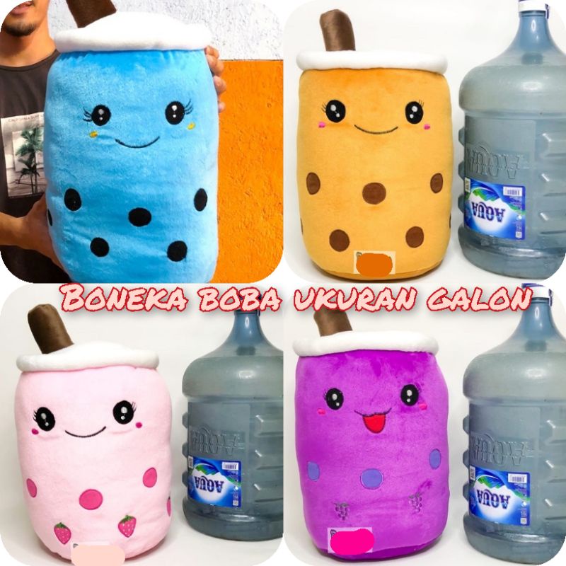 Jumbo boba doll measuring a gallon | Shopee Singapore