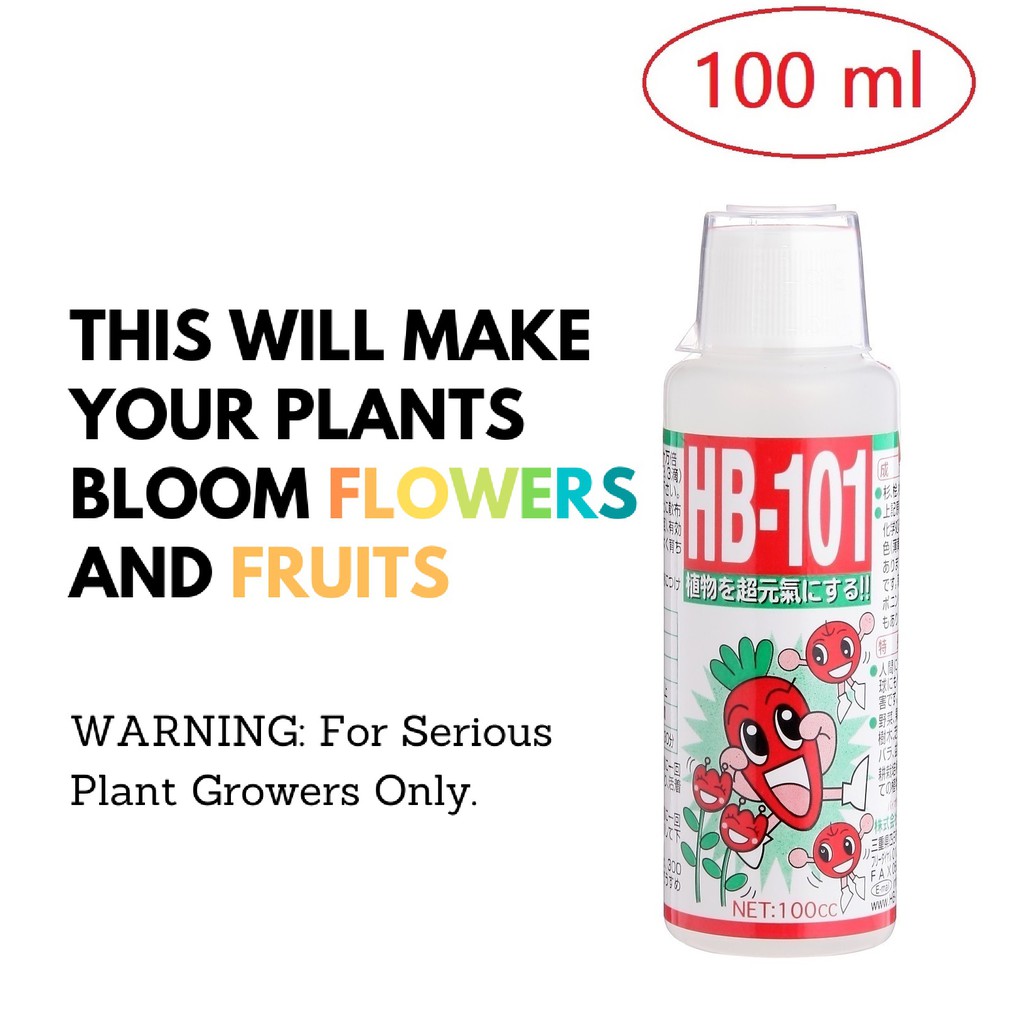 HB-101 (HB101) Organic Vitalizer(vitaliser) 100cc(100ml) Liquid Concentrate from Japan. Good for ...