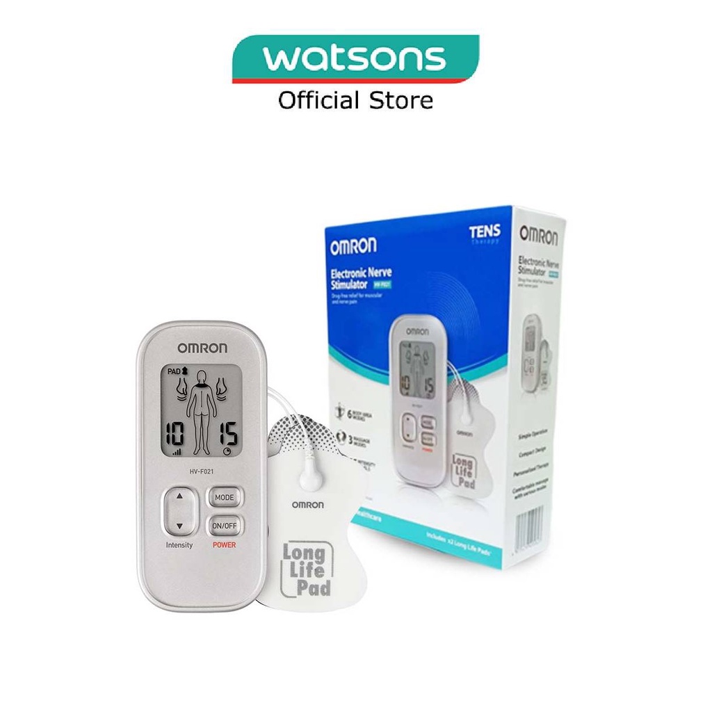OMRON Electronic Nerve Stimulator Massager Hv-F021 With Customized Therapy 1s | Shopee Singapore