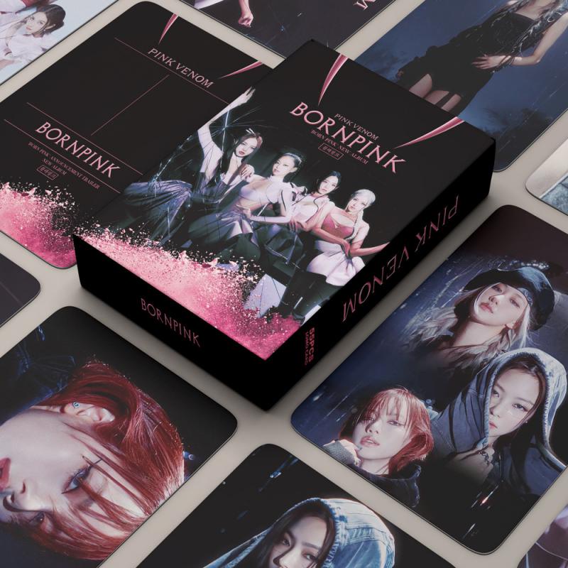 55pcs/set Pink Venom BP Photocards Lomo Card Lisa Jisoo In Stock New ...