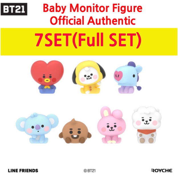 (7SET FULL SET)BTS BT21 Official Baby MONITOR Figure Authentic Goods(Ready Stock) | Shopee Singapore