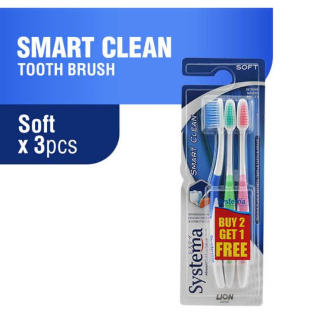 Systema Toothbrush Smart Clean 3-5.0. Toothbrush | Shopee Singapore