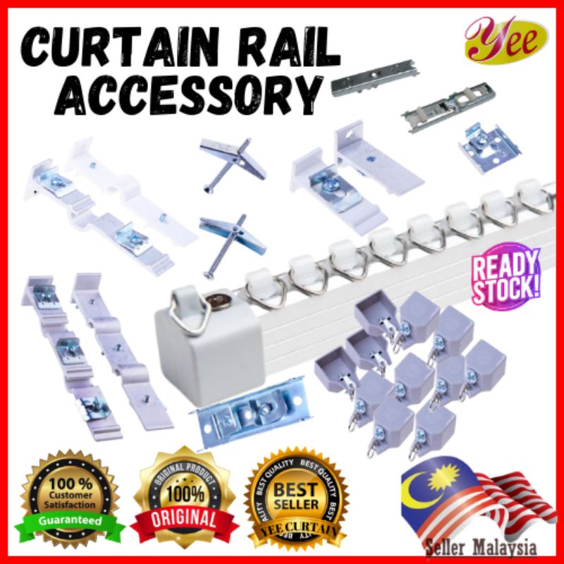 YEE CURTAIN DOSO WALL BRACKET CURTAIN RAIL ACCESSORY AKSESORI REL ...
