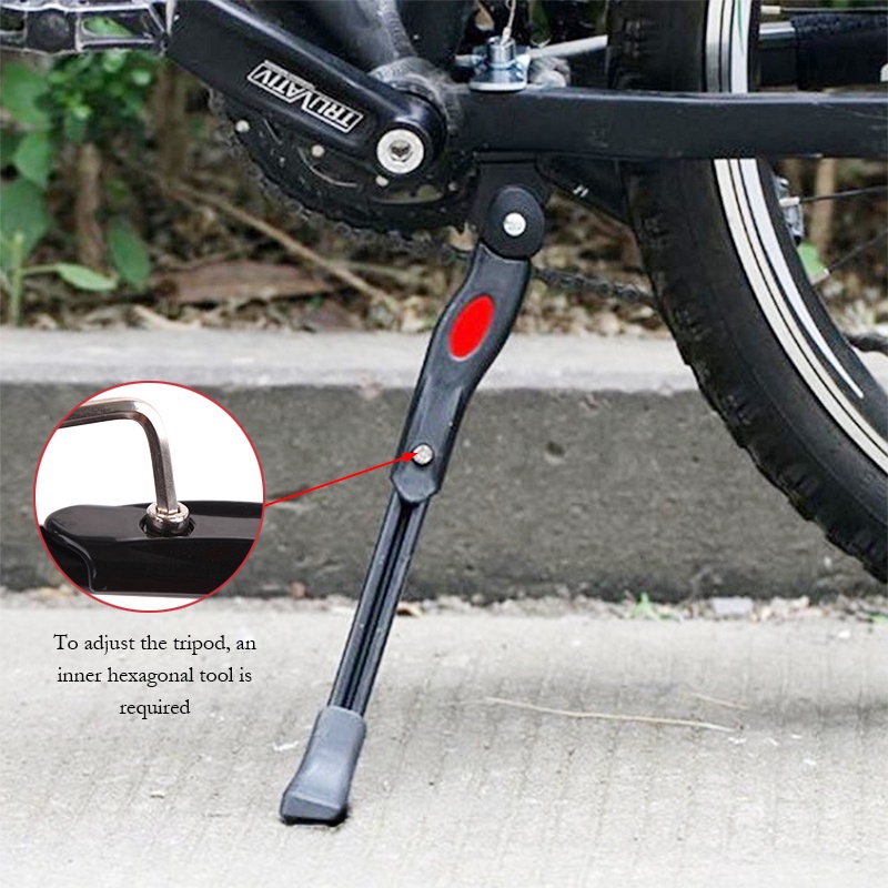 🇸🇬 Bicycle Kick Stand Aluminum Alloy MTB Bike Kickstand Road Bike ...