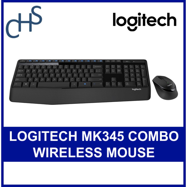 Logitech MK345 Wireless Combo Mouse Keyboard MK 345 1 year warranty 920-006491 | Shopee Singapore