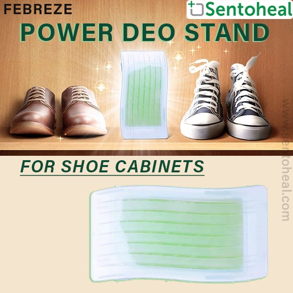 Febreze Power Deodorant Stand for Shoe Cabinets 130g Pure Clean Scented ...