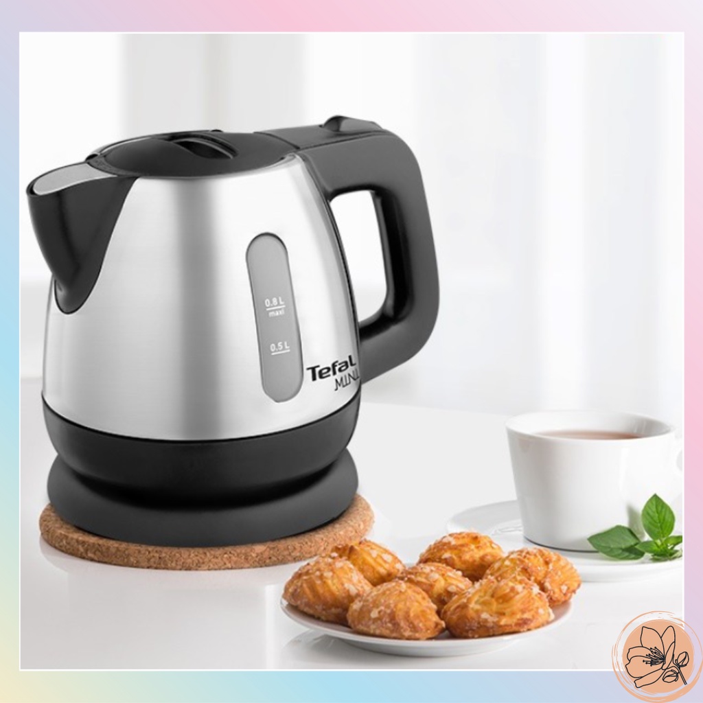 Tefal x Mini Stainless Steel Wireless Kettle 0.8 L | Shopee Singapore