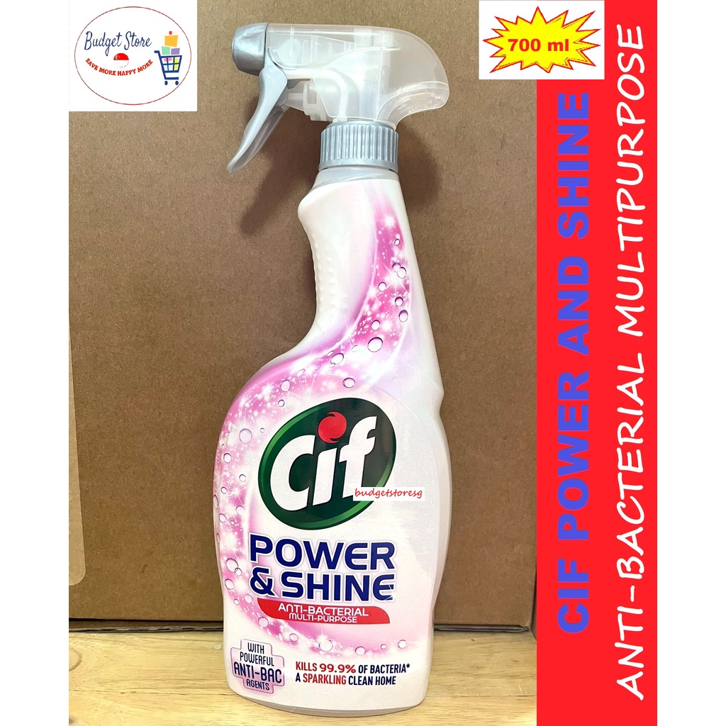 CIF Power and Shine Anti-Bacterial Multi-Purpose Spray -700ml | Shopee ...