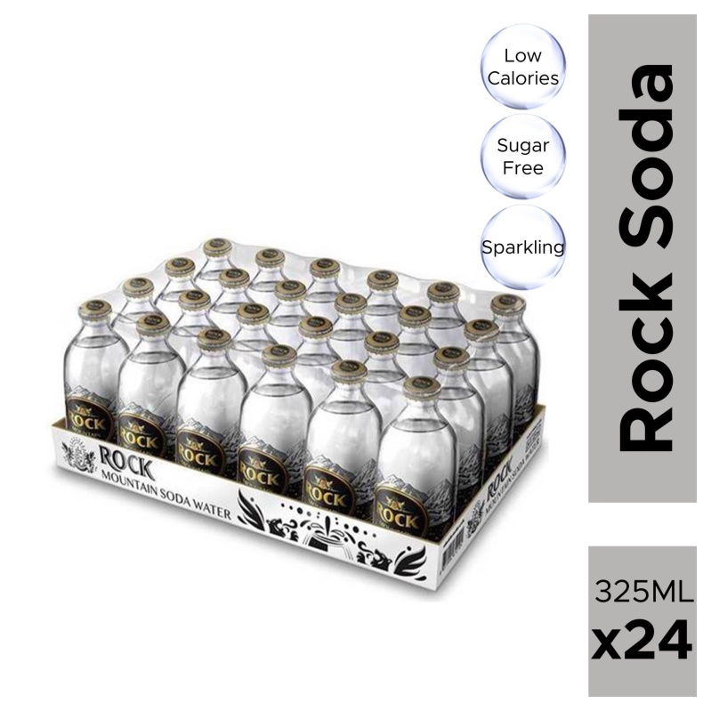 [1 Carton] Rock Mountain Sparkling Soda Water (24x325ml) | Shopee Singapore