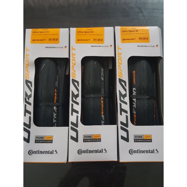 Continental Ultra Sport 3 Road Tyre, Foldable Clincher 700c x 23c/25c ...