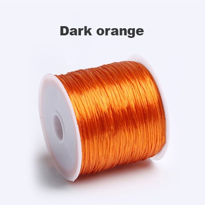 1roll / 50M / 0.5mm Elastic Nylon Cord Bracelet String for Jewelry DIY ...