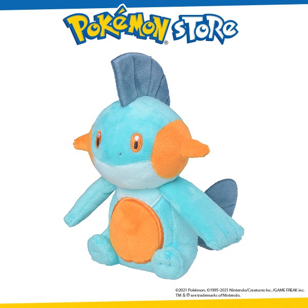 Pokémon Center Original Pokémon fit Plush Marshtomp | Shopee Singapore