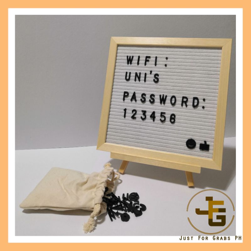 DIY Retro Felt Letter Board by Set (Board, Stand, Pouch, Characters ...