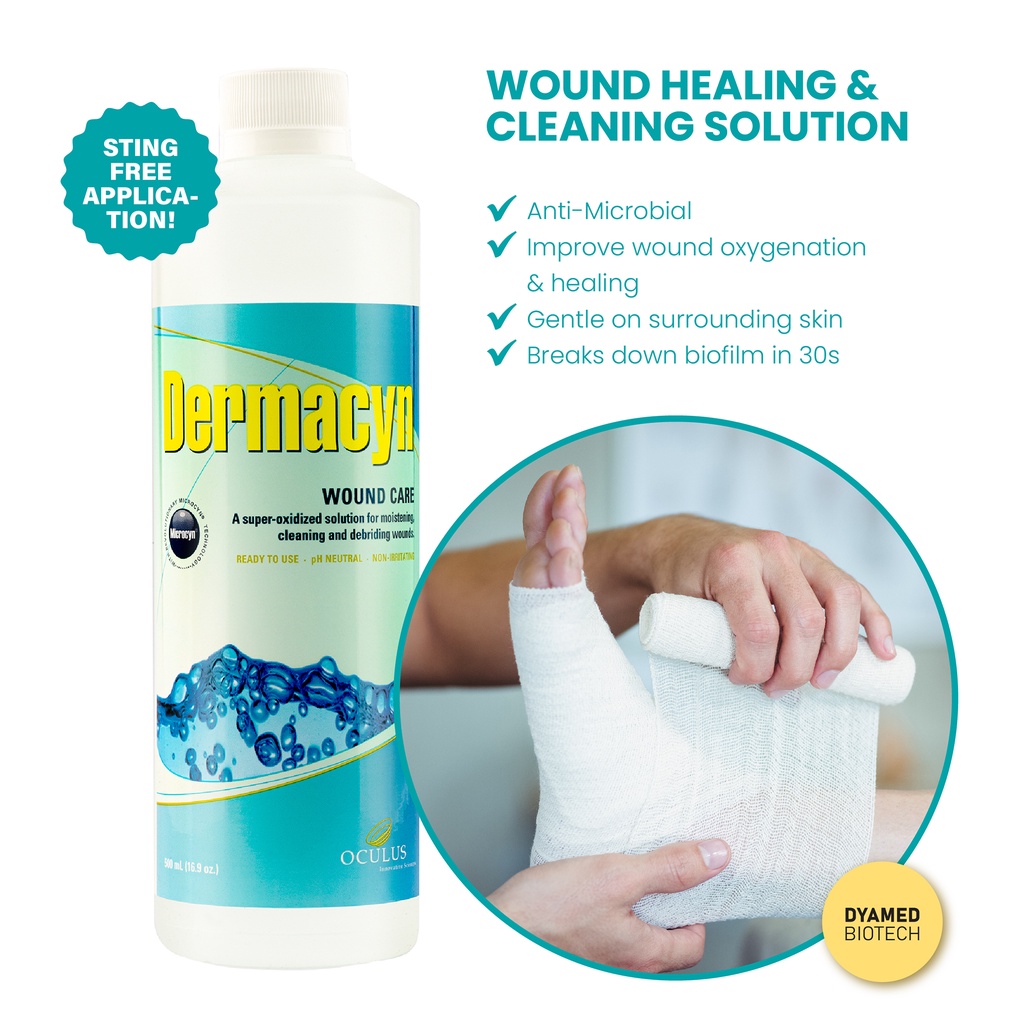 Dermacyn Wound Healing & Cleaning Solution (500ml) | Shopee Singapore