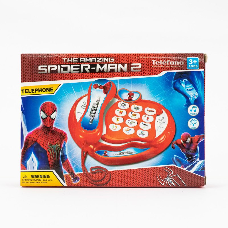 Kids Telephone Toys Red Heart Spider Man Budak Mainan | Shopee Singapore