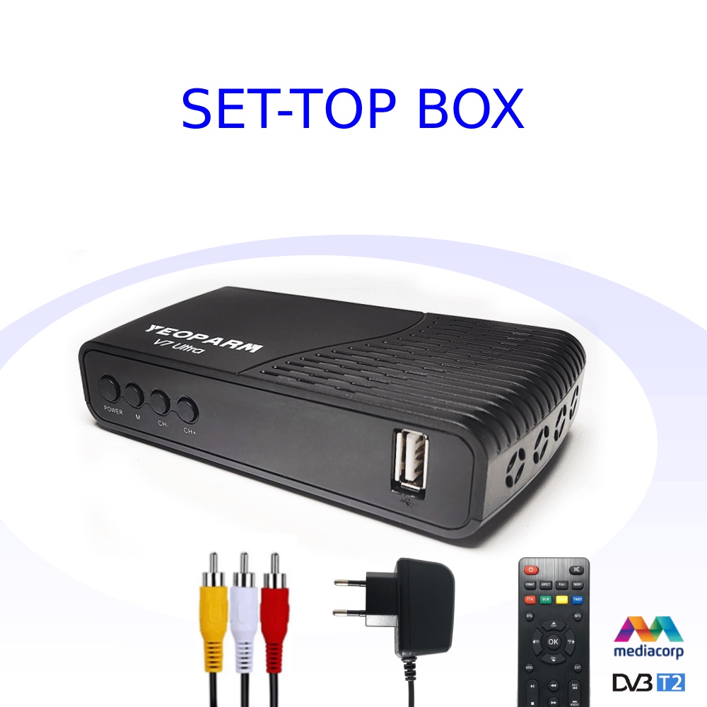 [SG Digital TV] DVB-T2 Digital Set Top Box with Indoor UHF Digital TV ...