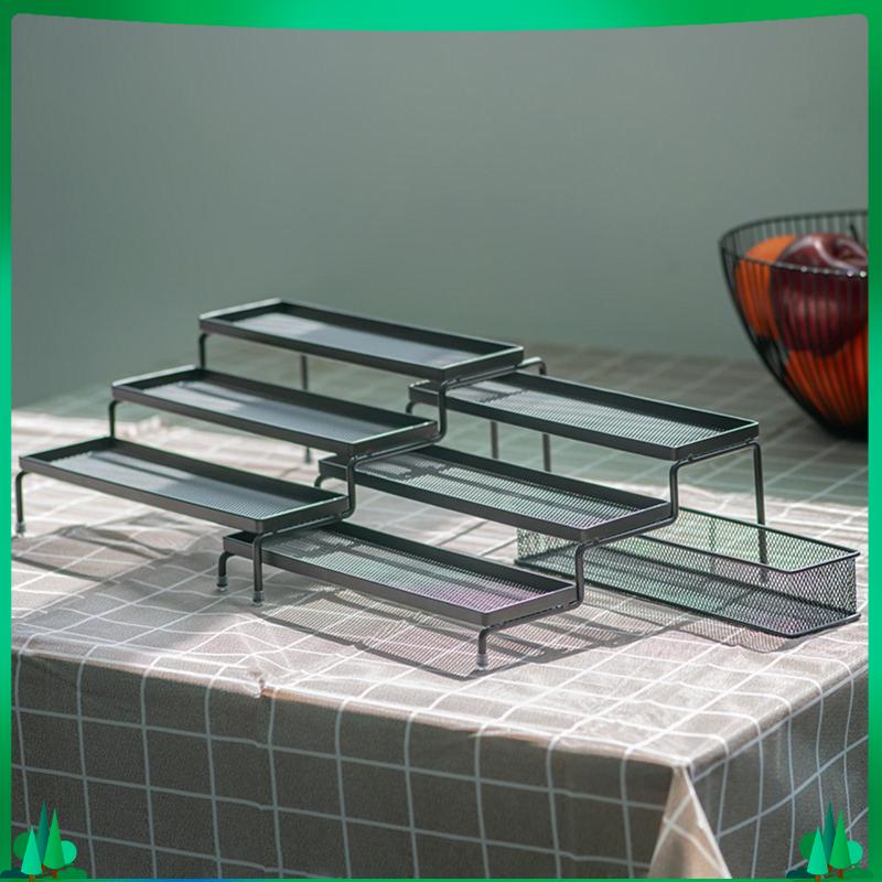 3-Tier Expandable Spice Rack Organizer for Cabinet, Step Cabinet ...