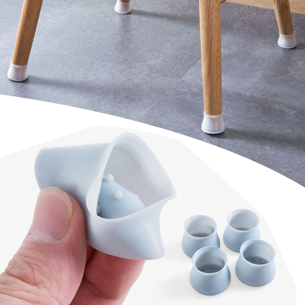 4Pcs General Silicon Chair Legs Caps,Mute Table Feet Cap,Furniture Foot ...