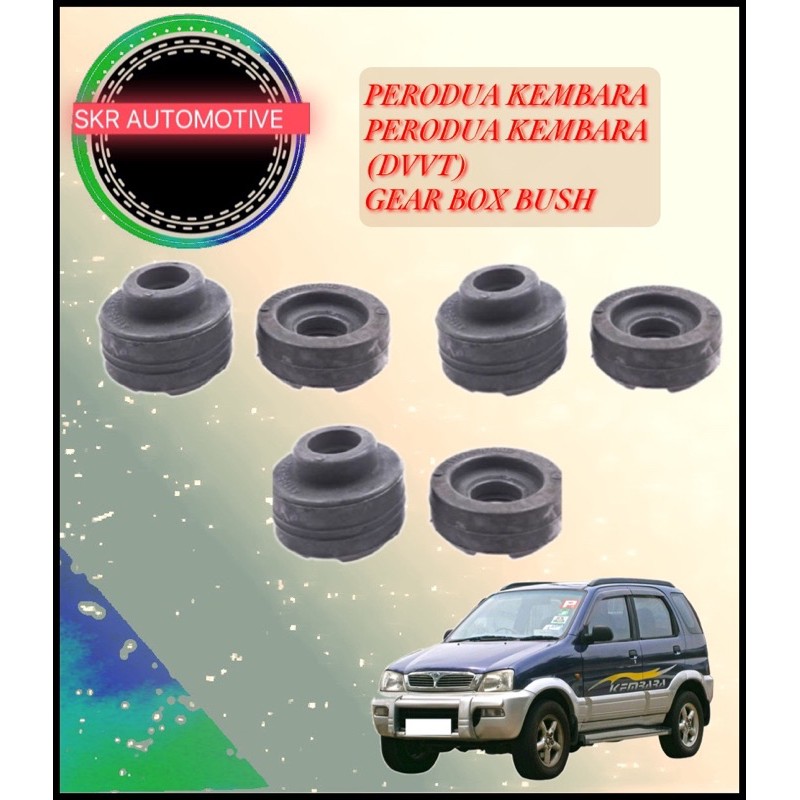 PERODUA KEMBARA GEAR BOX BUSH FULL SET (6 PCS) | Shopee Singapore