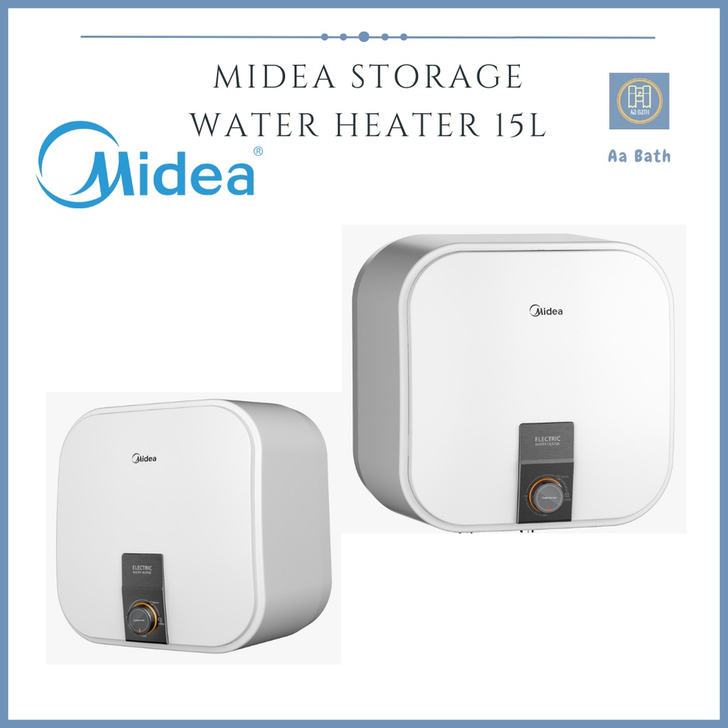 [NEW ARRIVAL] MIDEA ELECTRIC WATER HEATER 15L / Multi-point Shower Safe ...