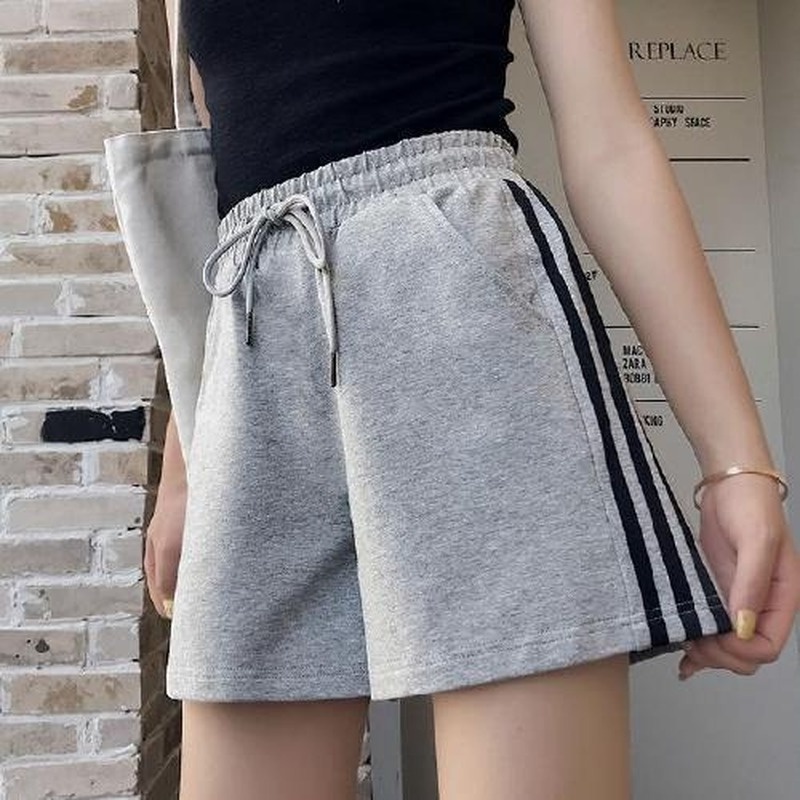 Casual Cotton Sports Shorts Women Loose Korean Version Wild Student A ...