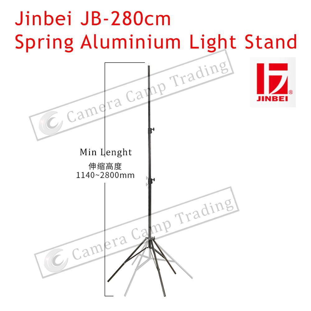 Jinbei JB-280 Aluminium Light Stand with Spring (280cm) | Shopee Singapore