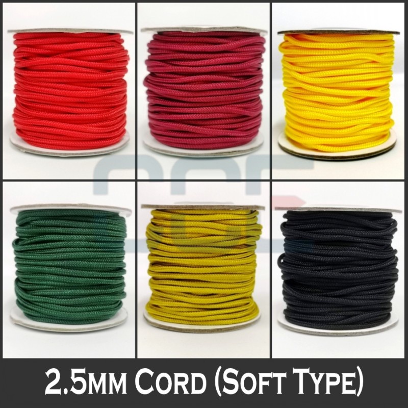 10ft 2.5mm Cord Soft Microcord for Paracord Bracelet Making Handcraft 2 ...