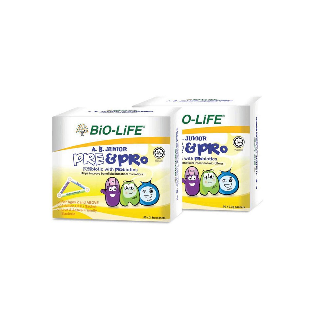 [EXP:11/24] Bio-Life AB Junior A B Junior Pre & Probiotics 50's / 50's ...