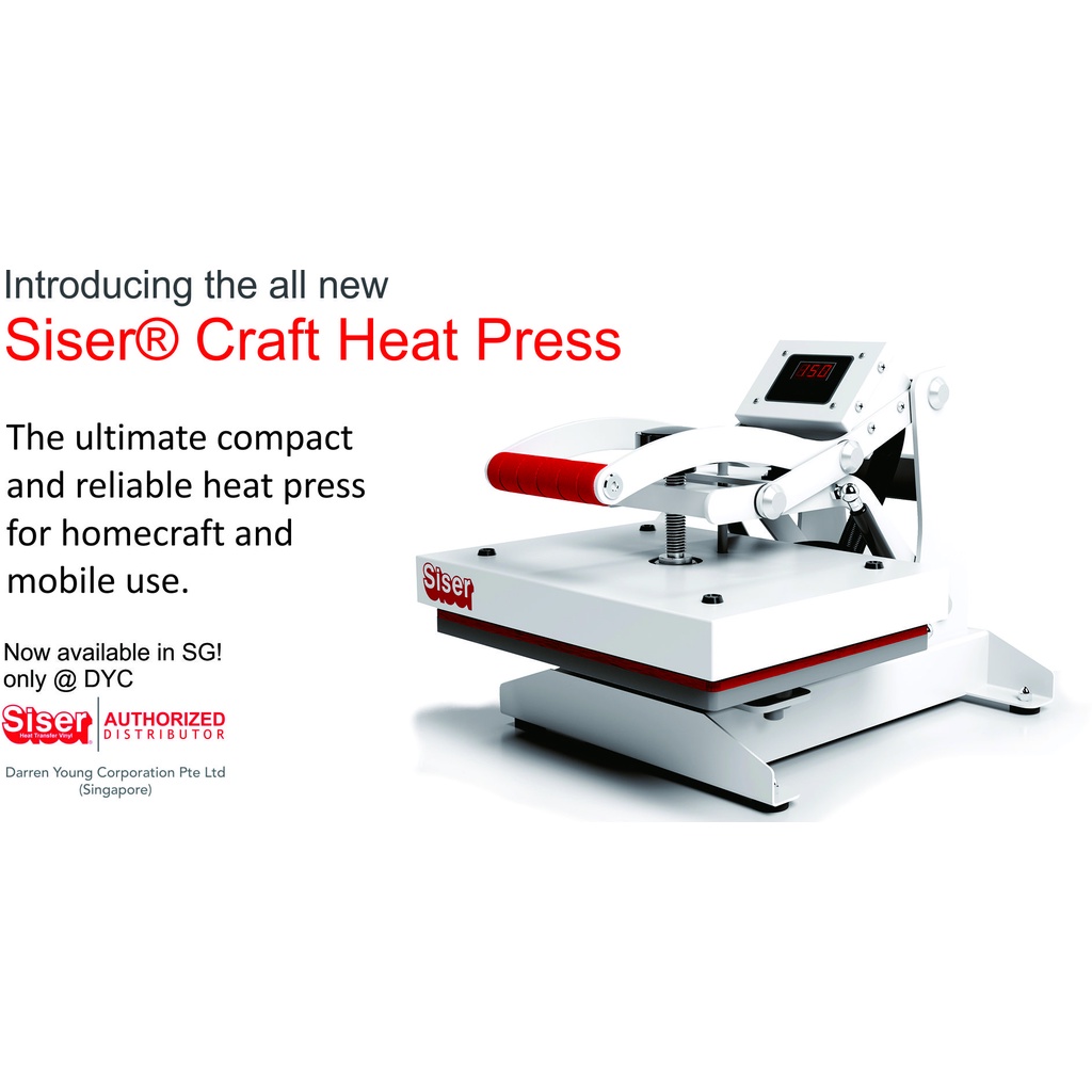 Siser Craftpress | Compact heat press machine | SG Ready stock by Siser ...