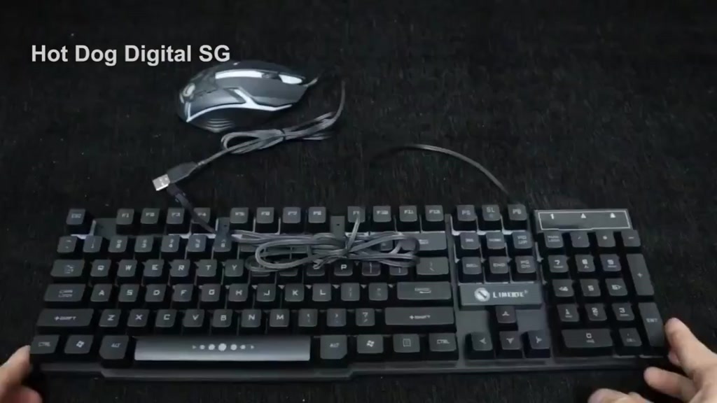 SG Local GTX300 LED Gaming Keyboard and Mouse Set Mechanical Keyboard ...