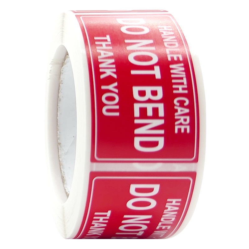 [Local Stock] Premium "Do Not Bend" Shipping Stickers 250pcs/Roll ...