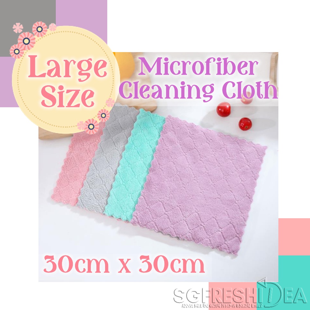 Microfiber Cloth Kitchen Cleaning Towels Rag Micro Fiber Towel Dish ...
