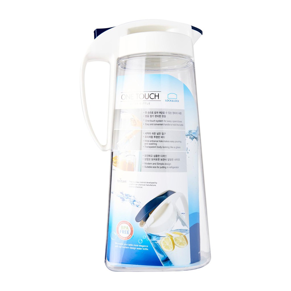 LocknLock Official Bisfree One Touch Water Jug 2.0L (ABF-632) | Shopee ...
