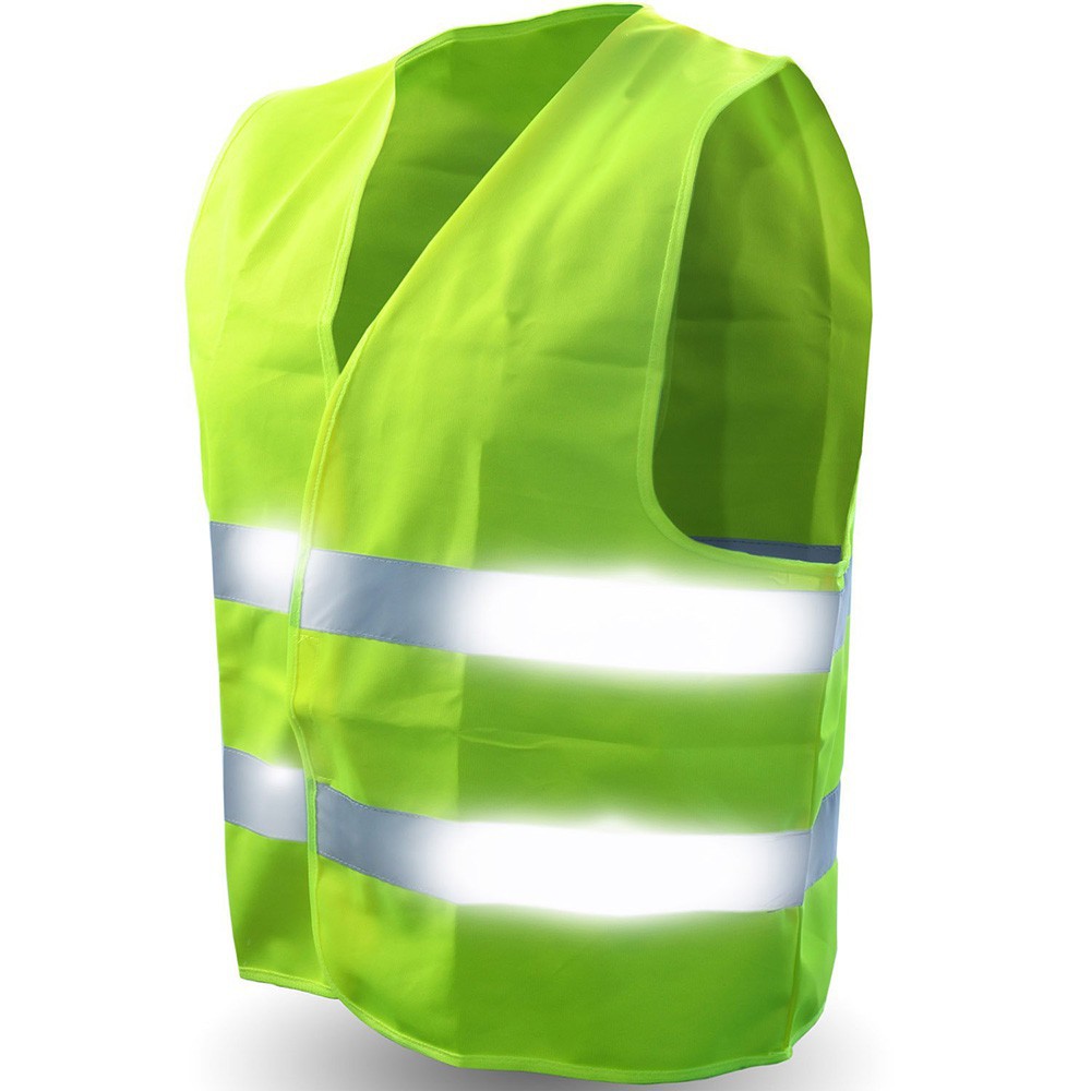 Safety Reflective Vest (ULTRA HIGH VISIBILITY BRIGHT NEON YELLOW ...