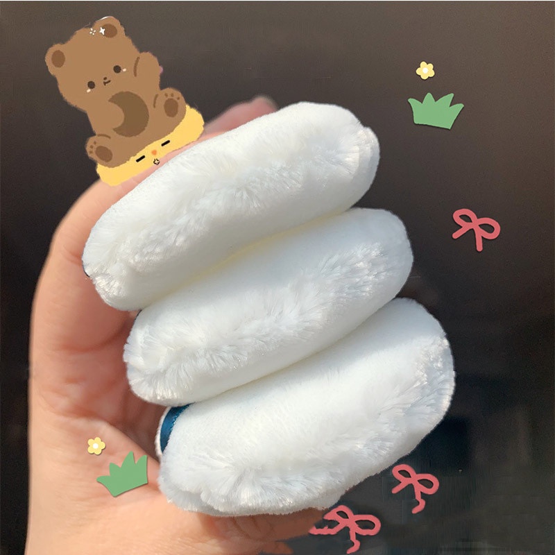 Loose powder puff plush powder puff make up tool soft sponge | Shopee ...
