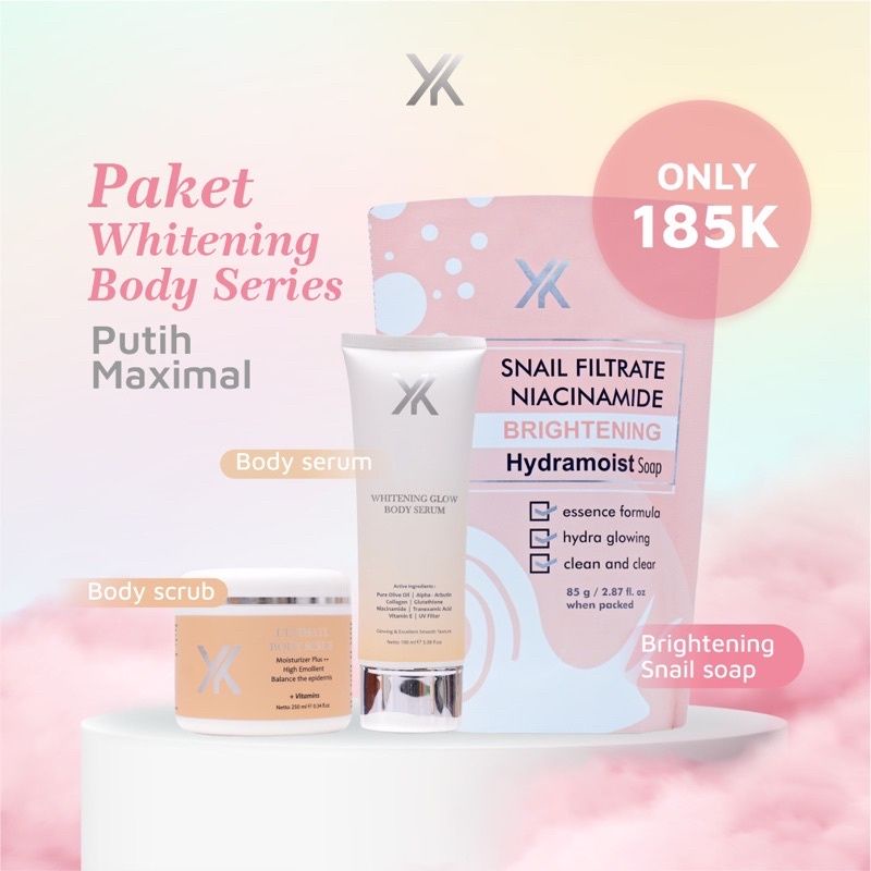 PUTIH Whitening Package (SCRUB SERUM SOAP) | Shopee Singapore