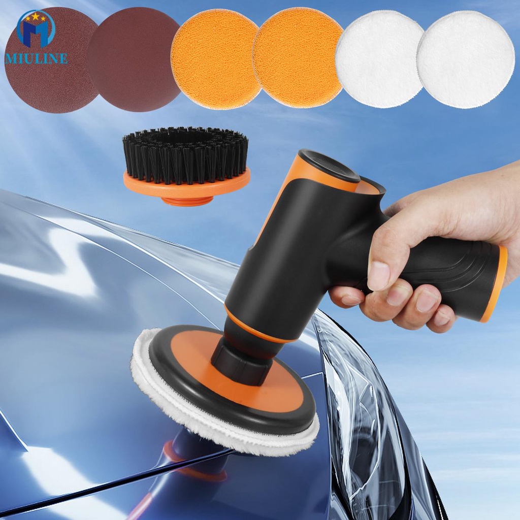 Car Electric Polisher 100W Cordless Rechargeable Car Polishing Machine ...