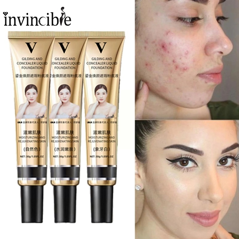 1 Pcs Full Coverage Foundation/ Light Oil Control Long Lasting Facial ...