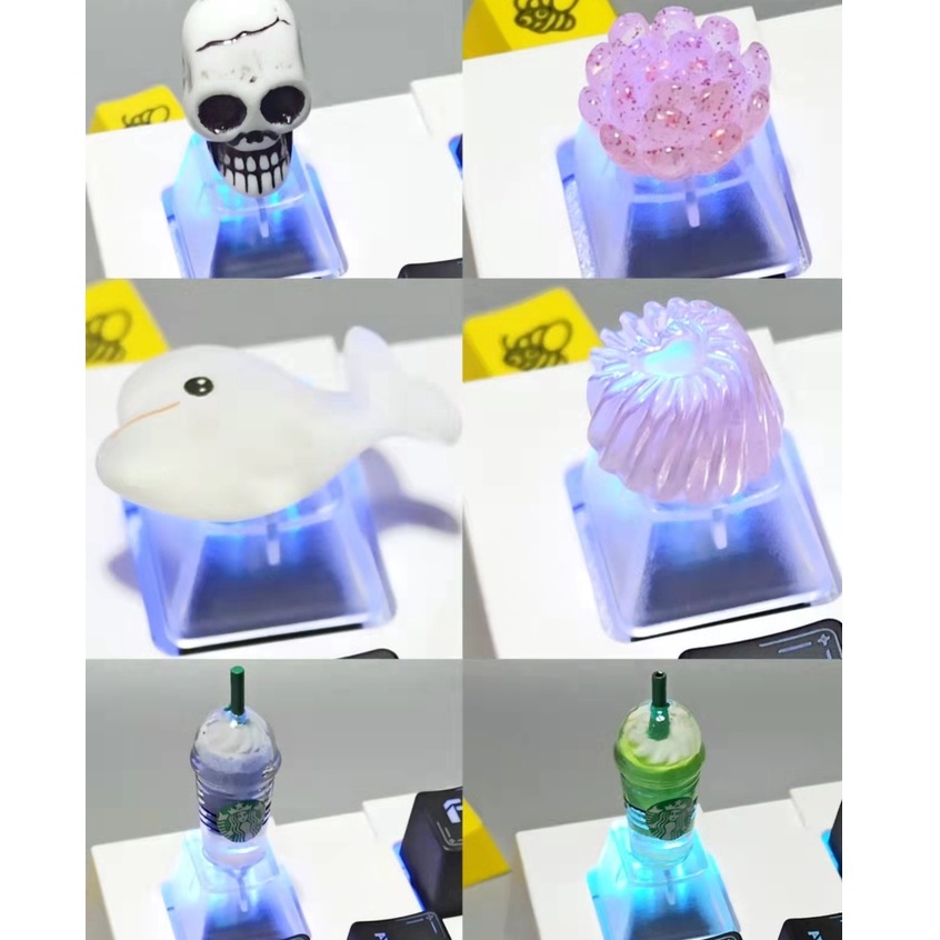 Keycap Craftsman Backlight Mechanical Keyboard Unique Cute R4 SH ...