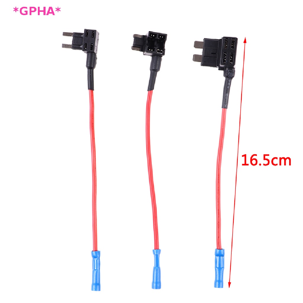 GPHA> 5PCS Car Fuse Holder Add-a-circuit TAP Adapter Micro Mini ...