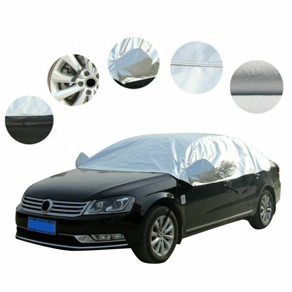 Half Car Cover Top Roof Sun UV/Rain Protection Outdoor Waterproof ...